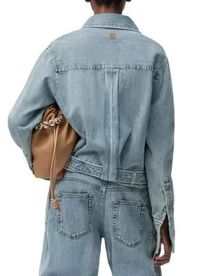 Loewe Draped Denim Shirt - Multicolor