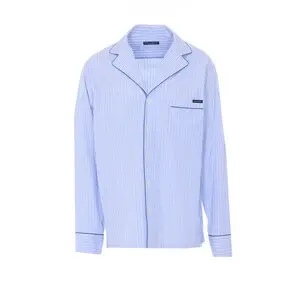 Dolce & Gabbana Striped Poplin Vanity Shirt - Blue