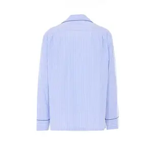 Dolce & Gabbana Striped Poplin Vanity Shirt - Blue