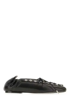 GANNI Flat Shoes With Lace-up Detailing - Multicolor