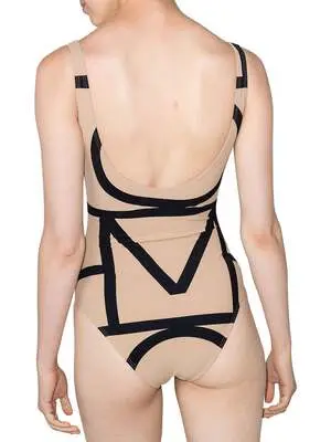 TOTEME Monogram Swimsuit - Multicolor