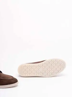 Prada Suede Boat Shoes
