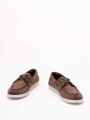 Prada Suede Boat Shoes - Multicolor