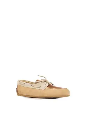 Miu Miu Suede And Leather Loafers
