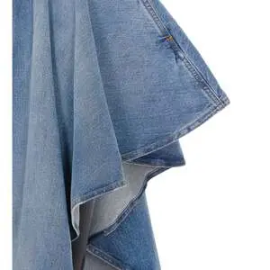 Alaïa Panelled Wide Leg Denim Jeans
