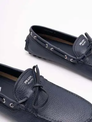 Prada Calf Leather Driver Loafers - Multicolor