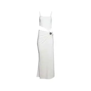 Christopher Esber Spaghetti Strap Embellished Cut-out Dress