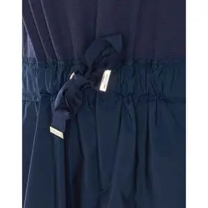 Herno Knit Effect And Techno Taffeta Dress