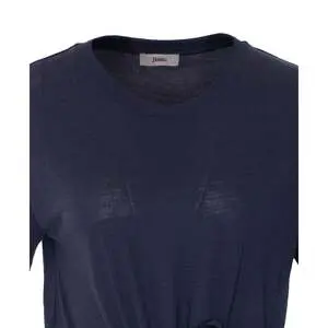 Herno Knit Effect And Techno Taffeta Dress