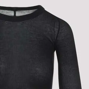 Rick Owens Ribbed Long Sleeve T-shirt