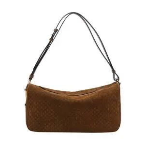 Gucci Medium Half Horsebit Shoulder Bag - Brown