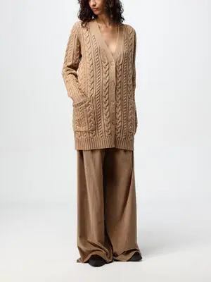 Max Mara Camel Knitted Cardigan