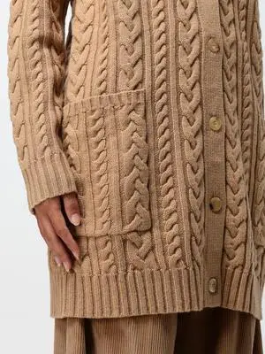 Max Mara Camel Knitted Cardigan