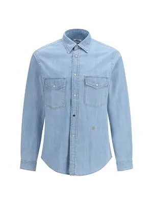 Jacob Cohen Shirt With Flap Pockets - Blue