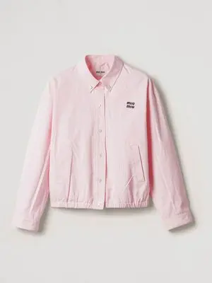 Miu Miu Cotton Jacket - Pink