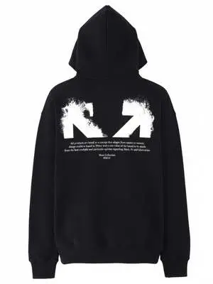 Off-White Logo Hoodie - Black