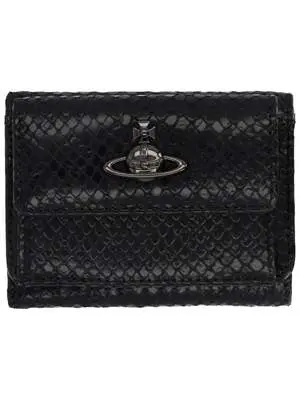 VIVIENNE WESTWOOD Wallet With Orb Detail - Black