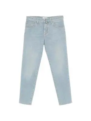 Jacob Cohen Scott Cropped Slim Fit Pants - Multicolor
