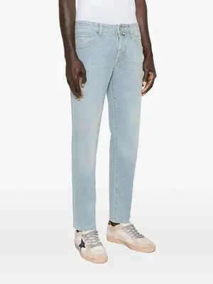 Jacob Cohen Scott Cropped Slim Fit Pants - Multicolor