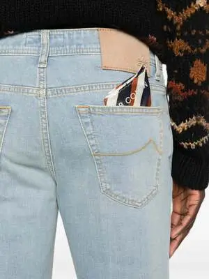 Jacob Cohen Scott Cropped Slim Fit Pants
