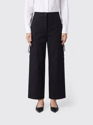 Max Mara Tailored Stretch Cargo Pants - Black