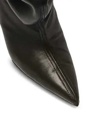 Balmain No-wedge Ankle Boots With Sculptural Heel