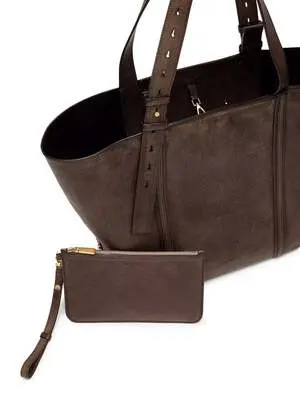 GOLDEN GOOSE 24/7 East West Bag In Distressed Leather - Brown