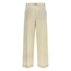 Brunello Cucinelli Tailored Pleated Trousers - Cream