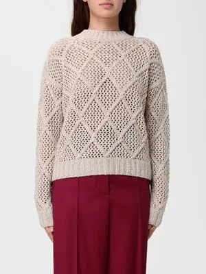 Max Mara Textured Knit Sweater - Cream