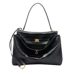 Balenciaga Medium Rodeo Handbag - Black