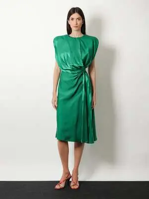 Versace Cocktail Viscose And Silk Dress