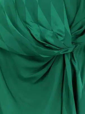 Versace Cocktail Viscose And Silk Dress