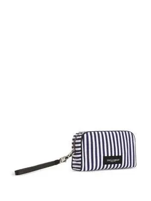 Dolce & Gabbana Striped Tote Bag With Zip Closure