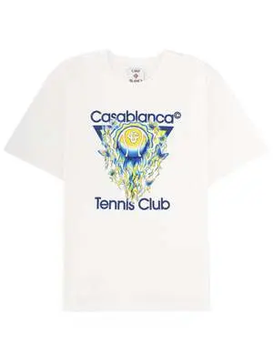 Casablanca T-shirt With Print - White