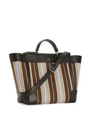 Dolce & Gabbana Sicily Jacquard Tote Bag - Brown