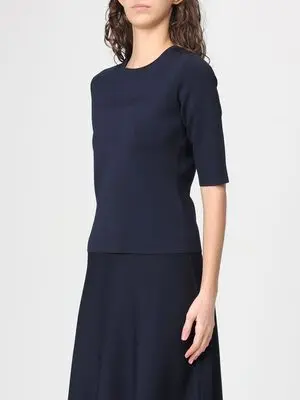 Max Mara Embellished Crewneck T-shirt - Blue