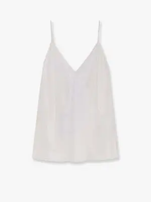 Max Mara Silk V-neck Camisole - Multicolor