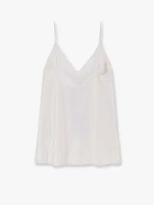 Max Mara Silk V-neck Camisole - Multicolor