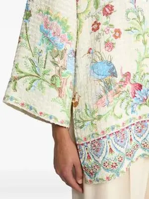 Etro Kesa Jacket With Side Slits - Multicolor