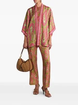 Etro Printed Silk Jacket - Multicolor
