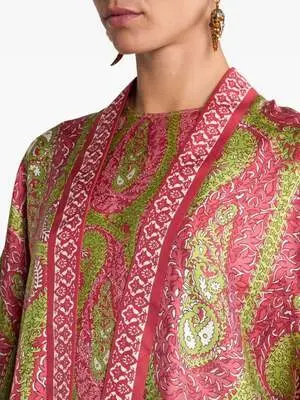 Etro Printed Silk Jacket - Multicolor