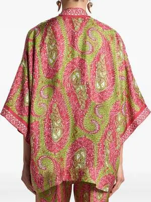 Etro Printed Silk Jacket - Multicolor