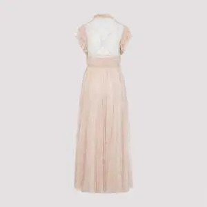Alberta Ferretti Lace Long Dress - Multicolor