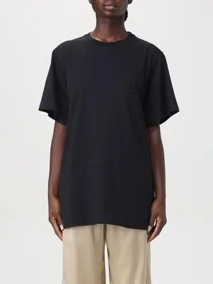 Max Mara Embroidered Logo T-shirt - Black