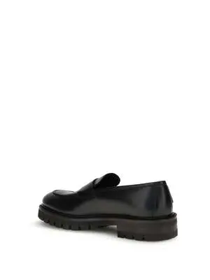 FERRAGAMO Penny Loafers With Embossed Detailing