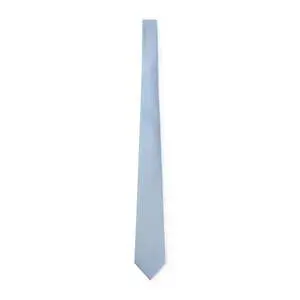 Giorgio Armani Silk Jacquard Neck Tie - Blue