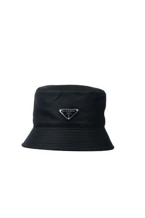 Prada Bucket Hat With Logo Detail - Multicolor
