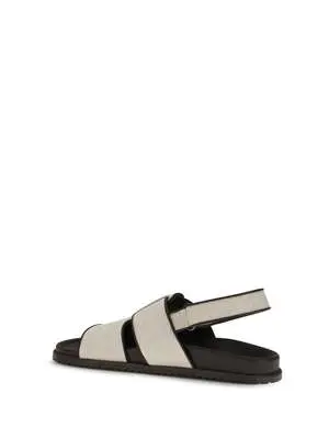 Dolce & Gabbana Fabric And Leather Slingback Sandals