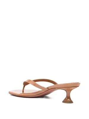 Amina Muaddi Juliette Thong Sandals - Multicolor