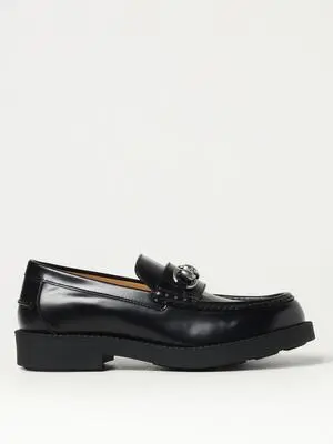 Gucci Calfskin Loafers With Horsebit Detail - Black